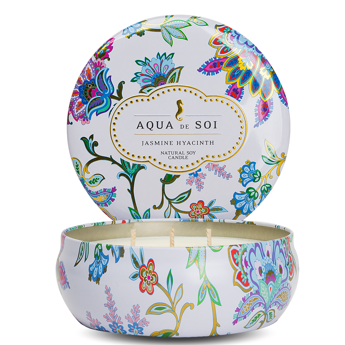 Jasmine Hyacinth | 21oz Triple Wick Tin Candle – The Soi Co