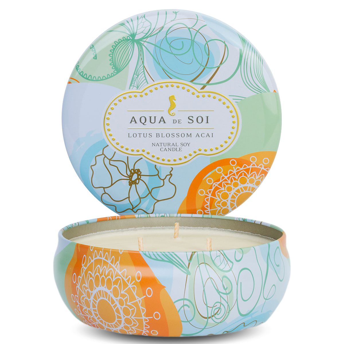 Lotus Blossom Açai | 21oz Triple Wick Tin Candle – The Soi Co